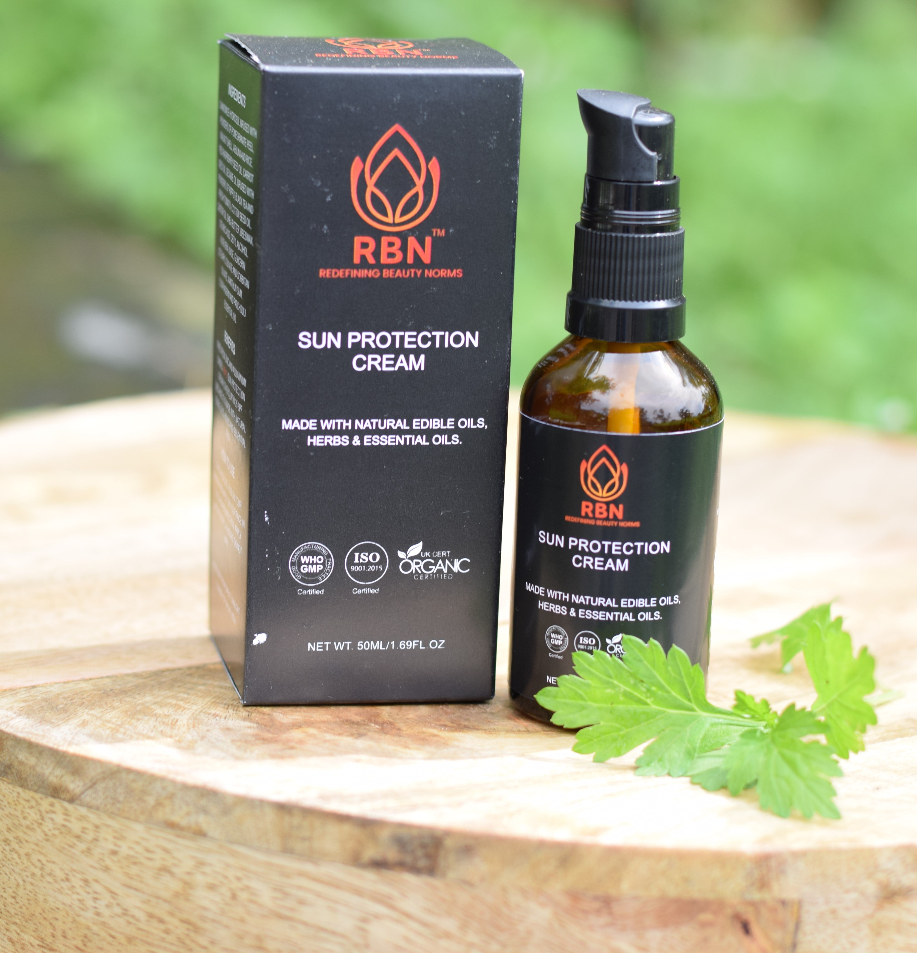 Sun Protection Cream For All Skin Types Oxide Free & Organic – RBN Organics