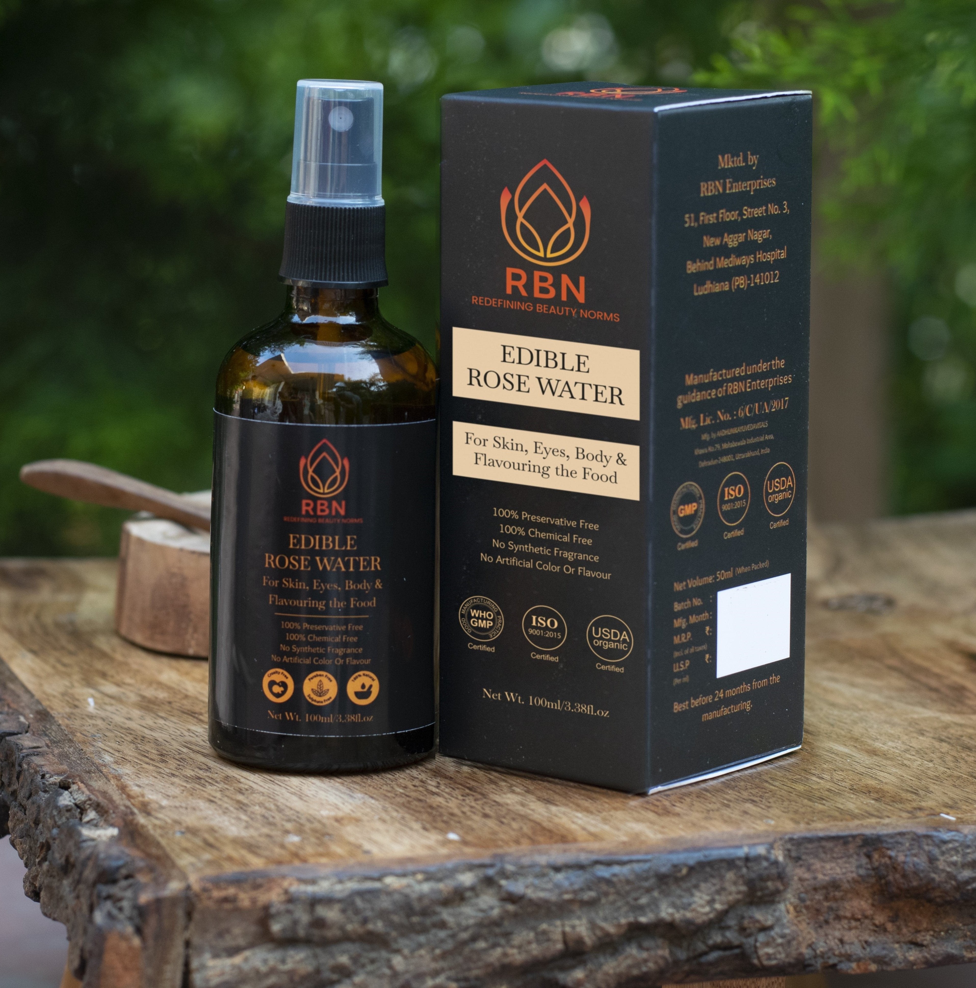 Edible Rose Water – RBN Organics